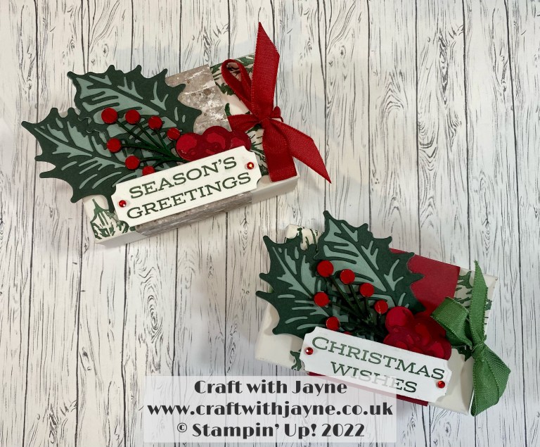 Leaves of Holly Envelope Gift Box | Craft with Jayne | Stampin Up ...