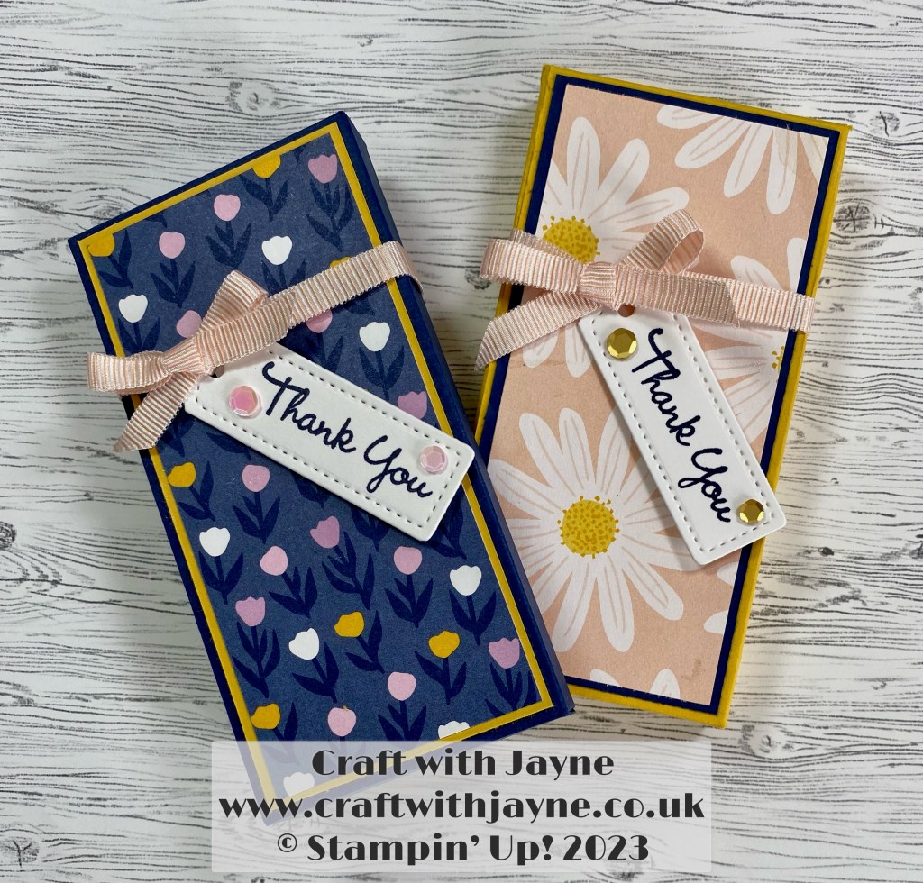 Chocolate Gift Box | Delightfully Eclectic | Craft with Jayne | Stampin ...