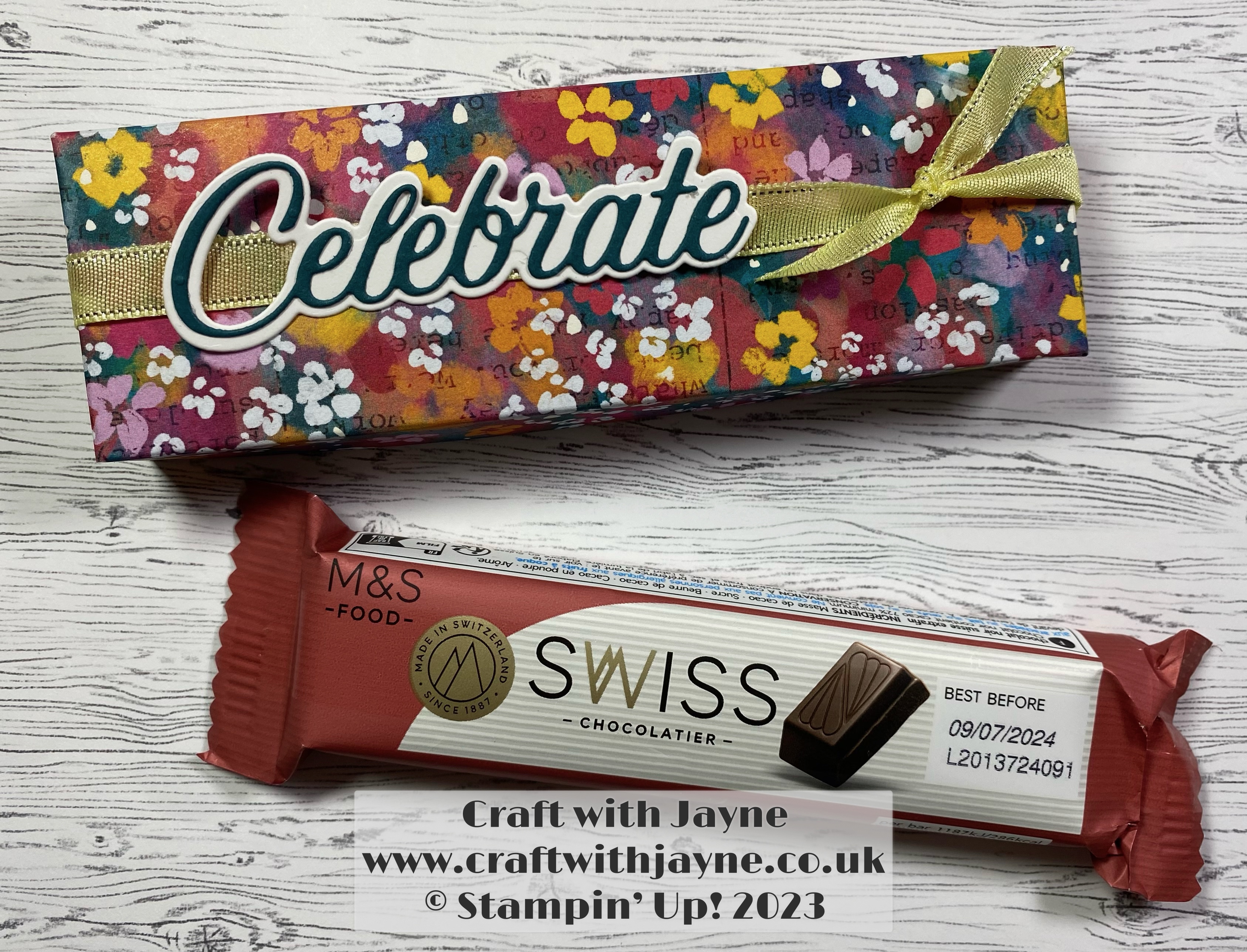 Masterfully Made DSP Chocolate Bar Box | Craft with Jayne | Stampin Up ...