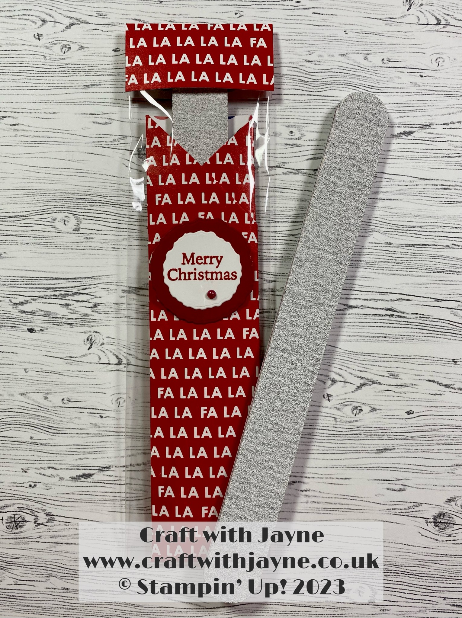 Christmas Nail File Holder | Craft Fair Series | Craft with Jayne ...