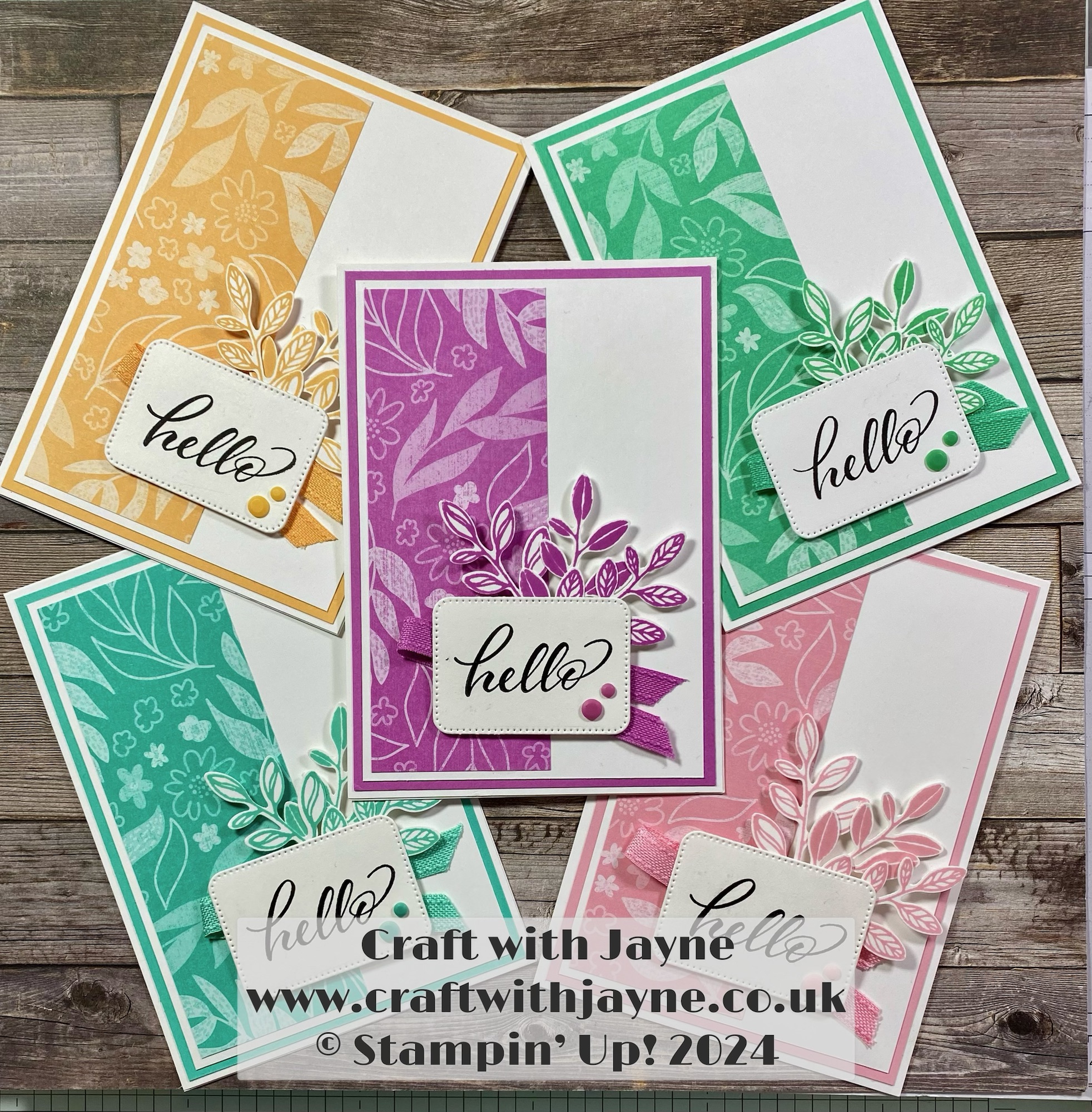 NEW 2024 – 2026 In Color Customer Cards | Craft with Jayne | Stampin Up ...