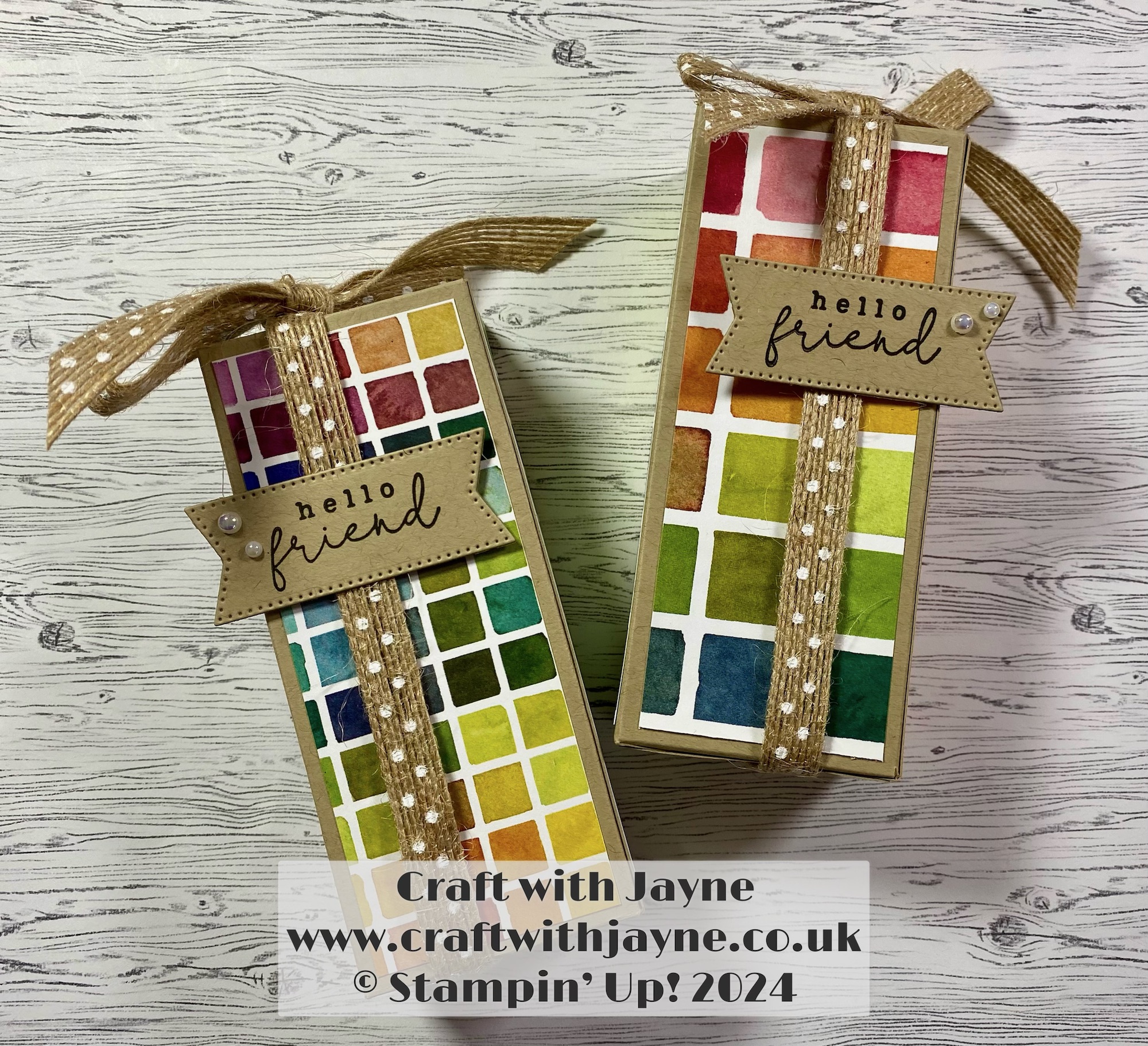 Mini Body Wash Gift Box | Craft with Jayne | Stampin Up! – Craft with Jayne