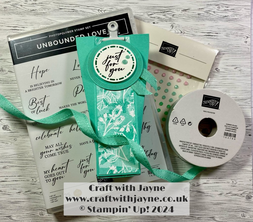 Hand Cream Gift Box | Unbounded Love | Craft with Jayne | Stampin Up ...