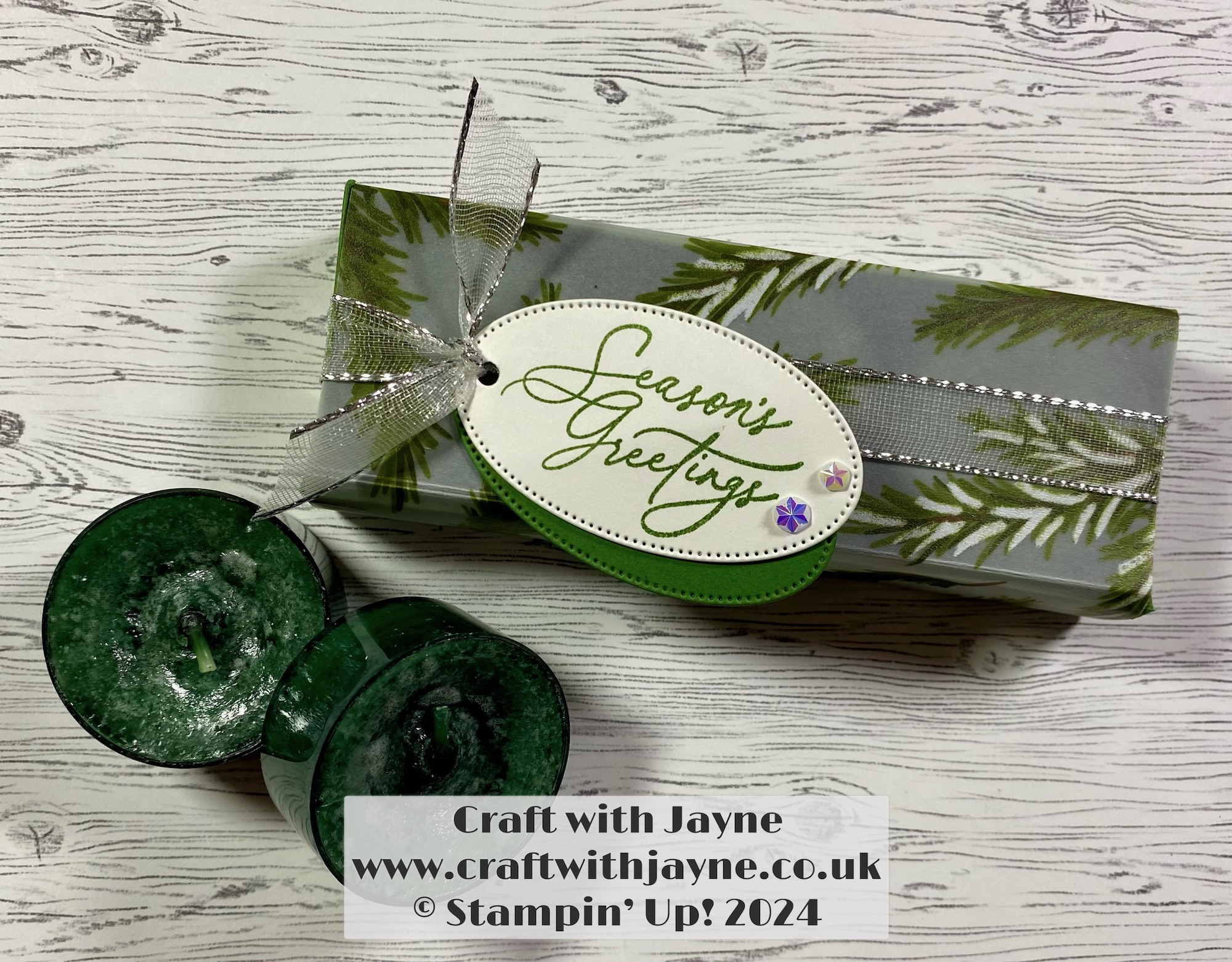 Graceful Greenery Vellum Tealight Gift Box | Craft Fair Series | Craft ...