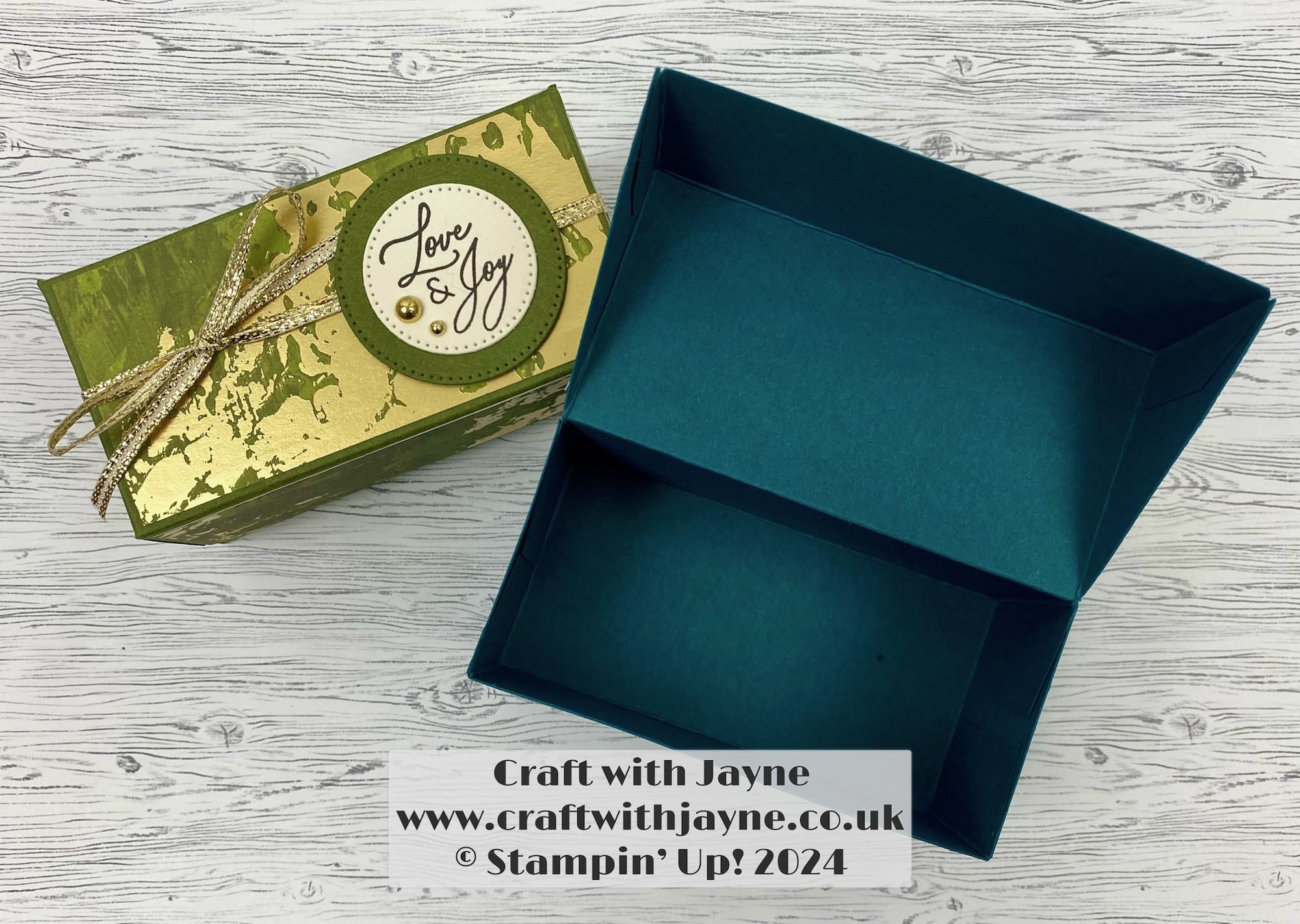 Seasons of Elegance Christmas Gift Box | Craft with Jayne | Stampin Up ...