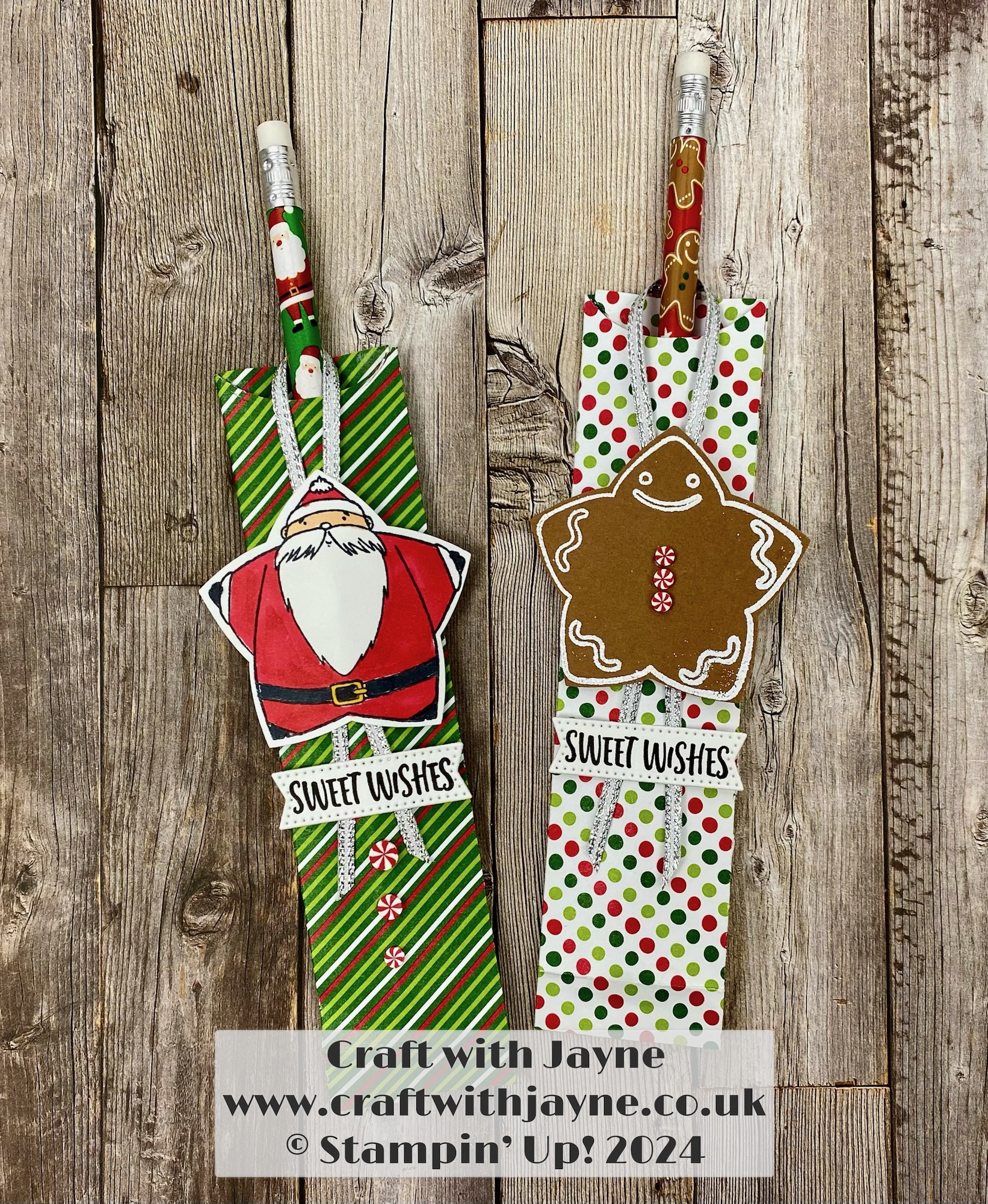 Festive Christmas Pencil Holder | Craft Fair Series | Craft with Jayne ...