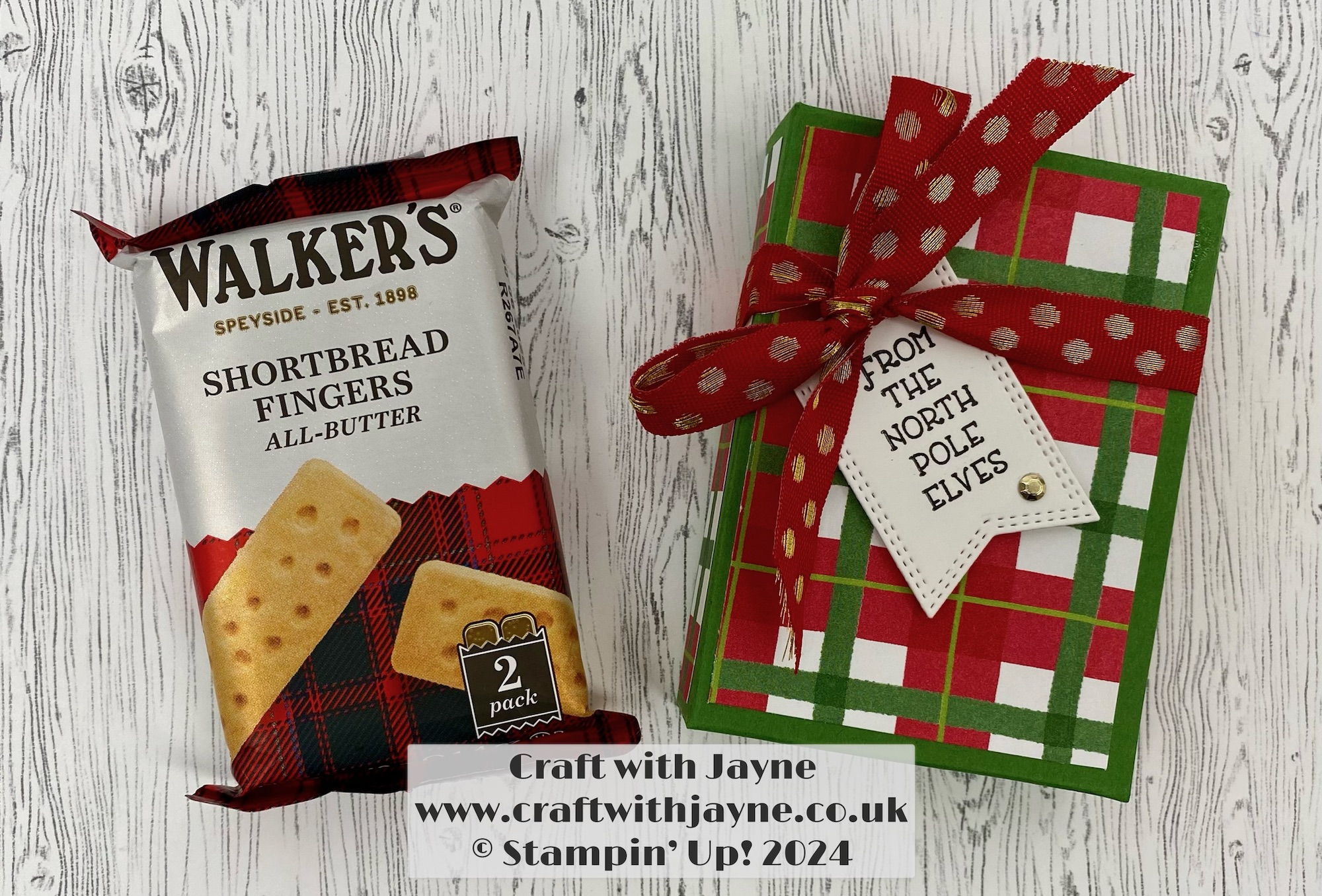 Mini Shortbread Gift Boxes | Reindeer Days | Craft with Jayne | Stampin ...