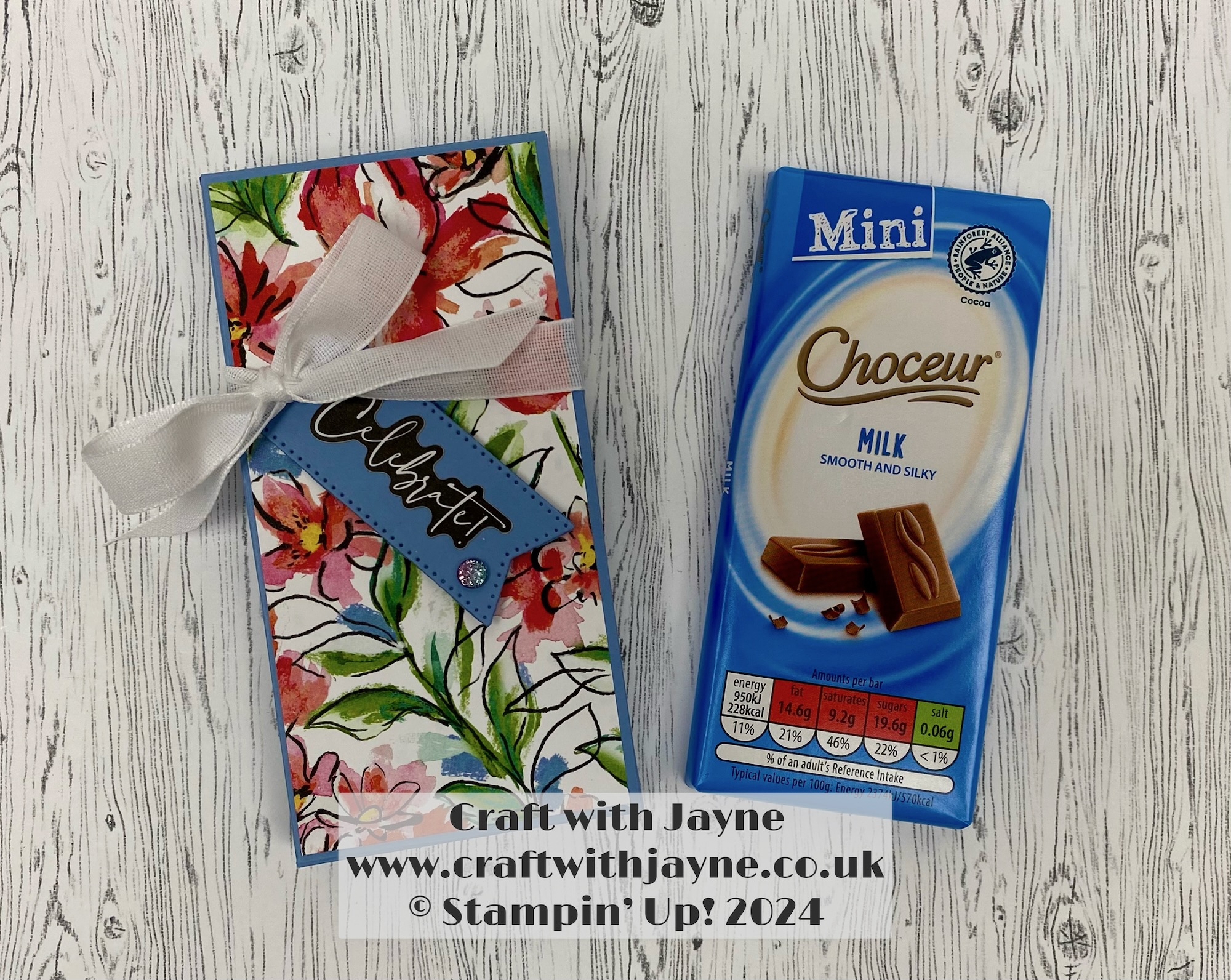 Mini Chocolate Gift Box | Mixed Media Florals | Craft with Jayne ...