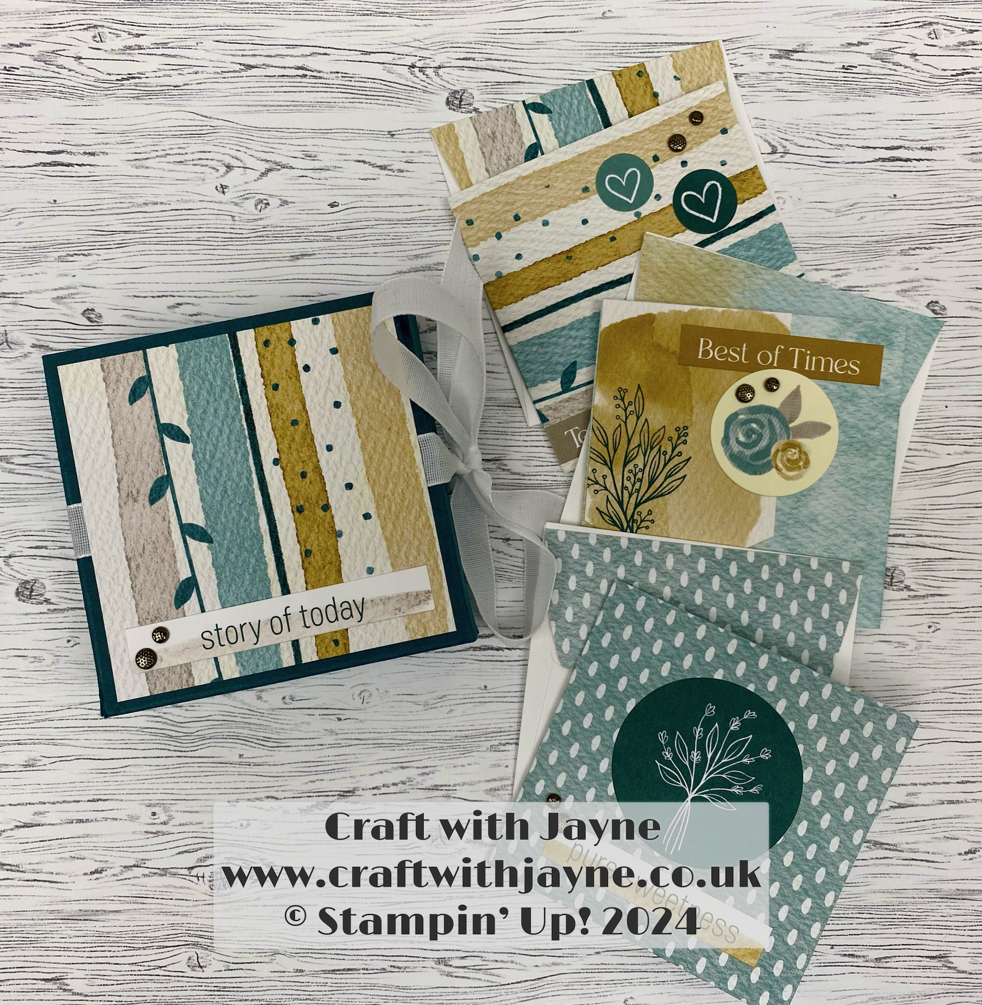 Everyday Happiness Mini Cards and Gift Box | Craft with Jayne | Stampin ...